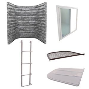 Nail Fin 4040 Slider Egress Window System | Basement Window Systems